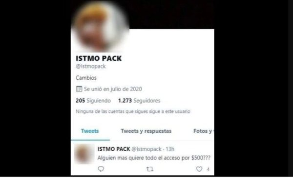 Istmo Packs: Cazan a admin de la cuenta que vendía fotos de mujeres