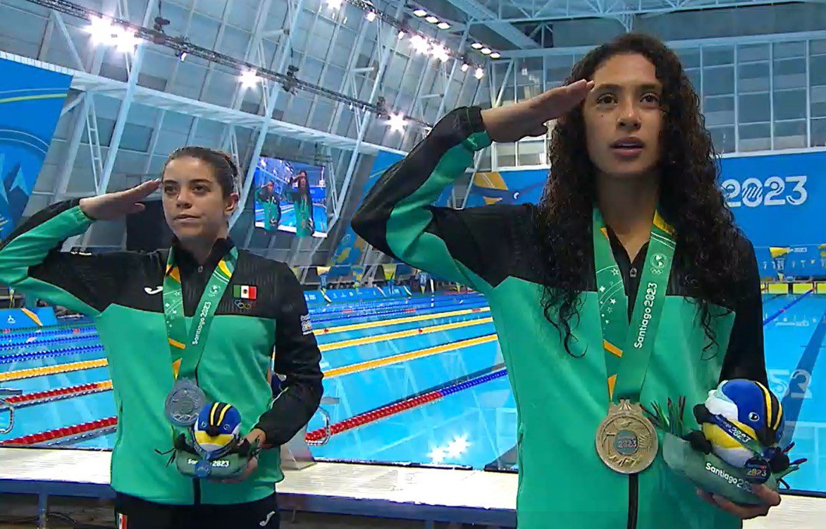 Clavadistas mexicanas ganan oro en los Juegos Panamericanos 2023