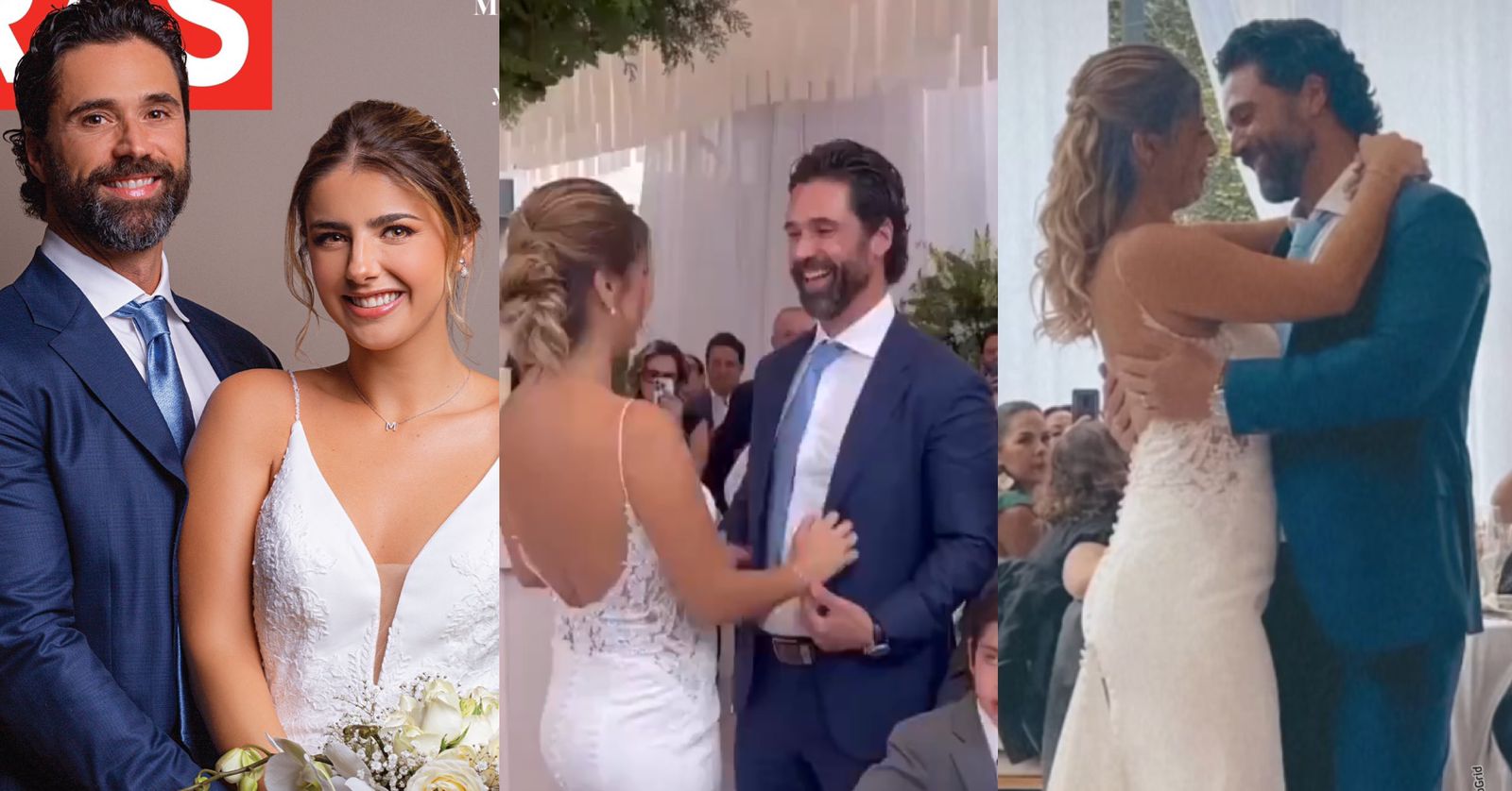 Así fue la lujosa boda de Michelle Renaud y Matías Novoa (VÍDEOS)