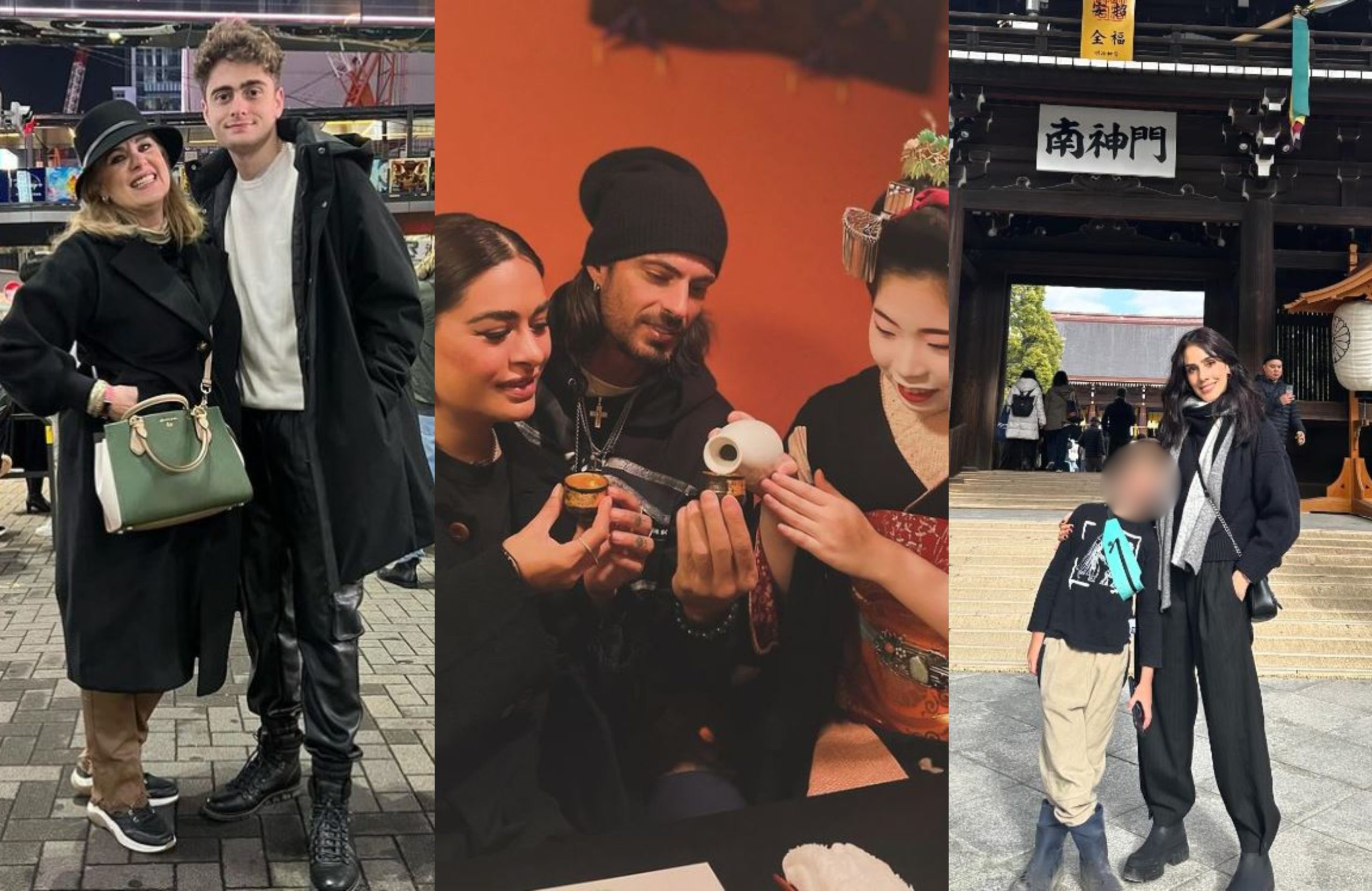 Erika Buenfil Sandra Echeverría Y Christopher Uckermann En Japón
