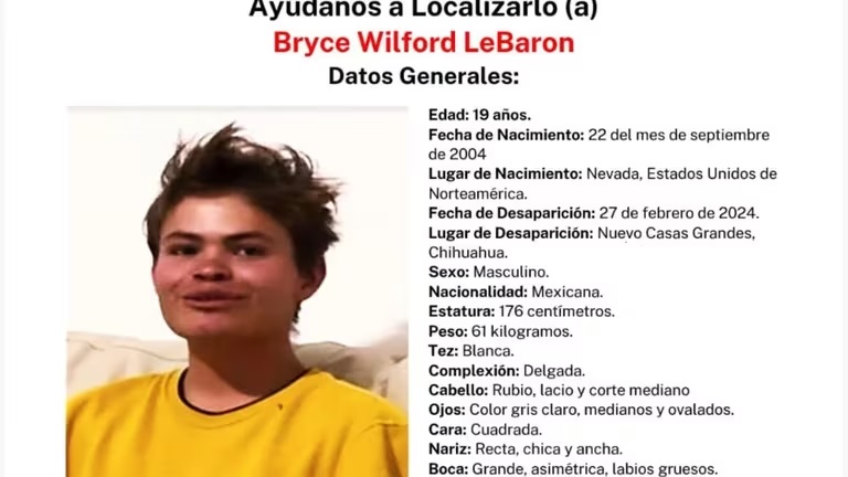 Localizan con vida a joven integrante de la familia LeBarón