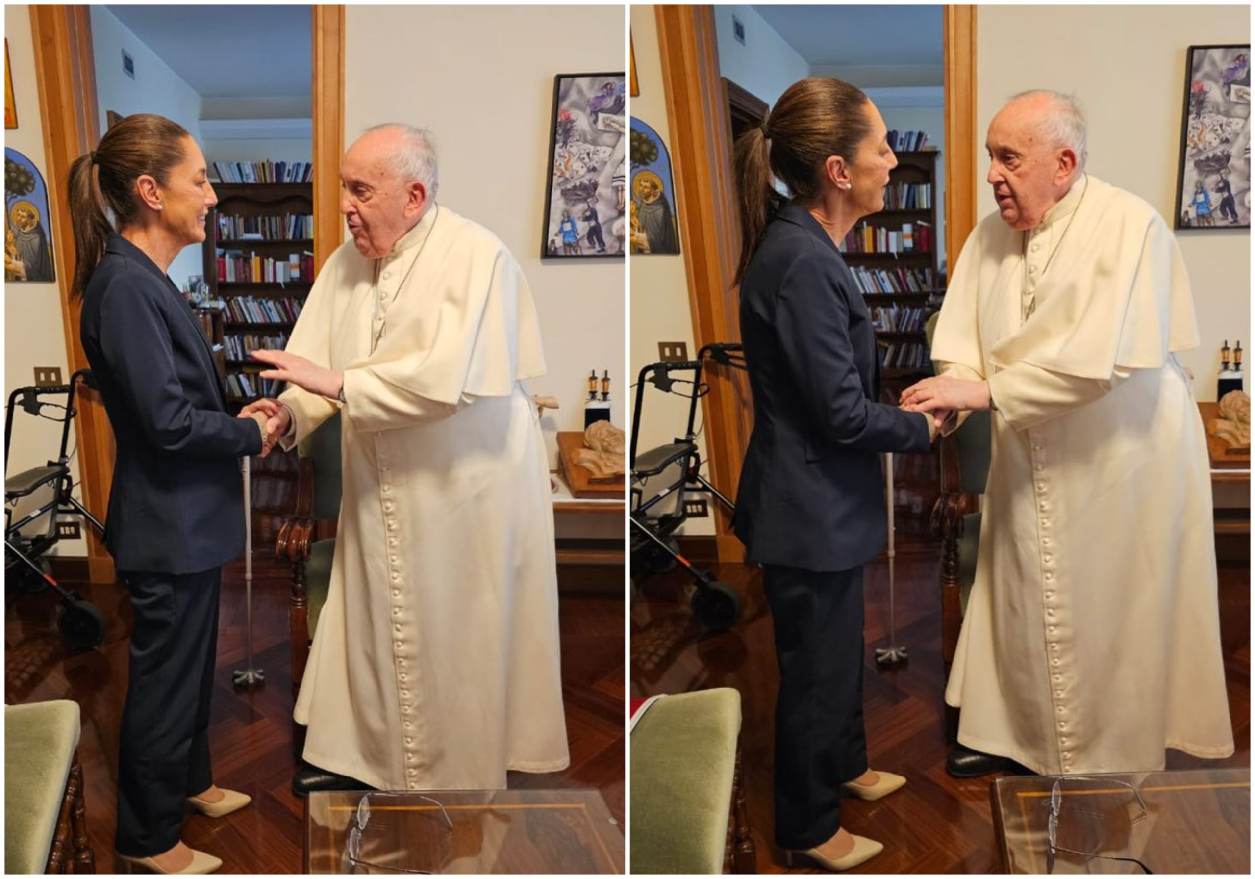 Claudia Sheinbaum se reúne con el papa Francisco - Diario de Yucatán