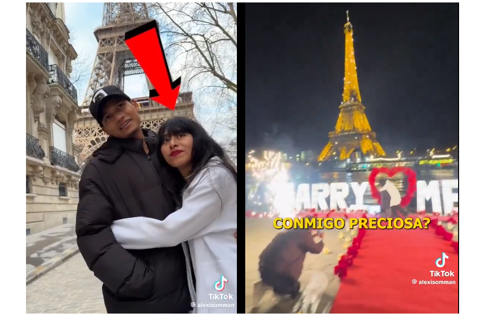 Tiktoker regala viaje a París a taquero para que pida matrimonio (VÍDEO)