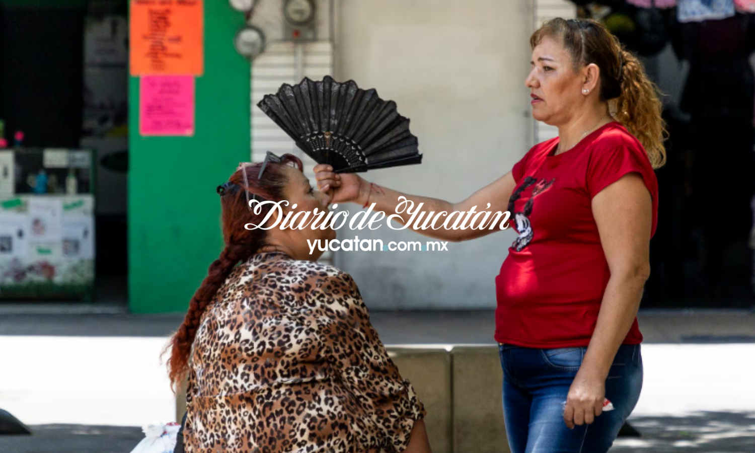 Clima extremo: "infernal" calor en Mérida; granizada en Peto