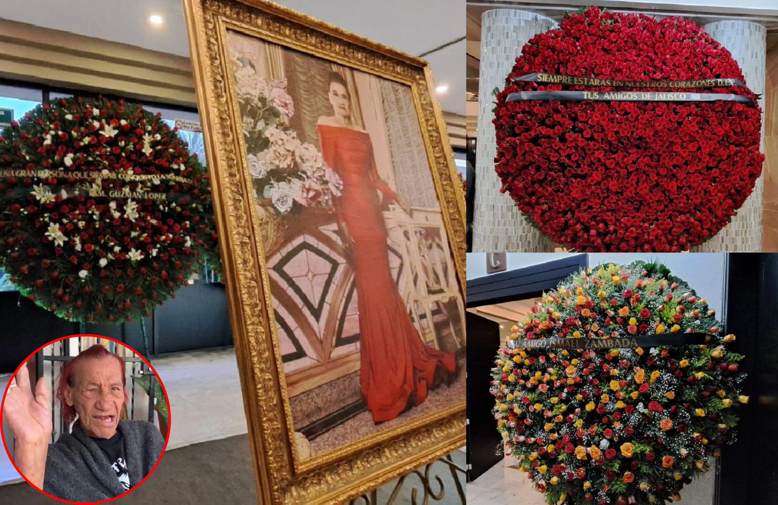 'La Gilbertona' recibe en su velorio enormes coronas de flores por ...