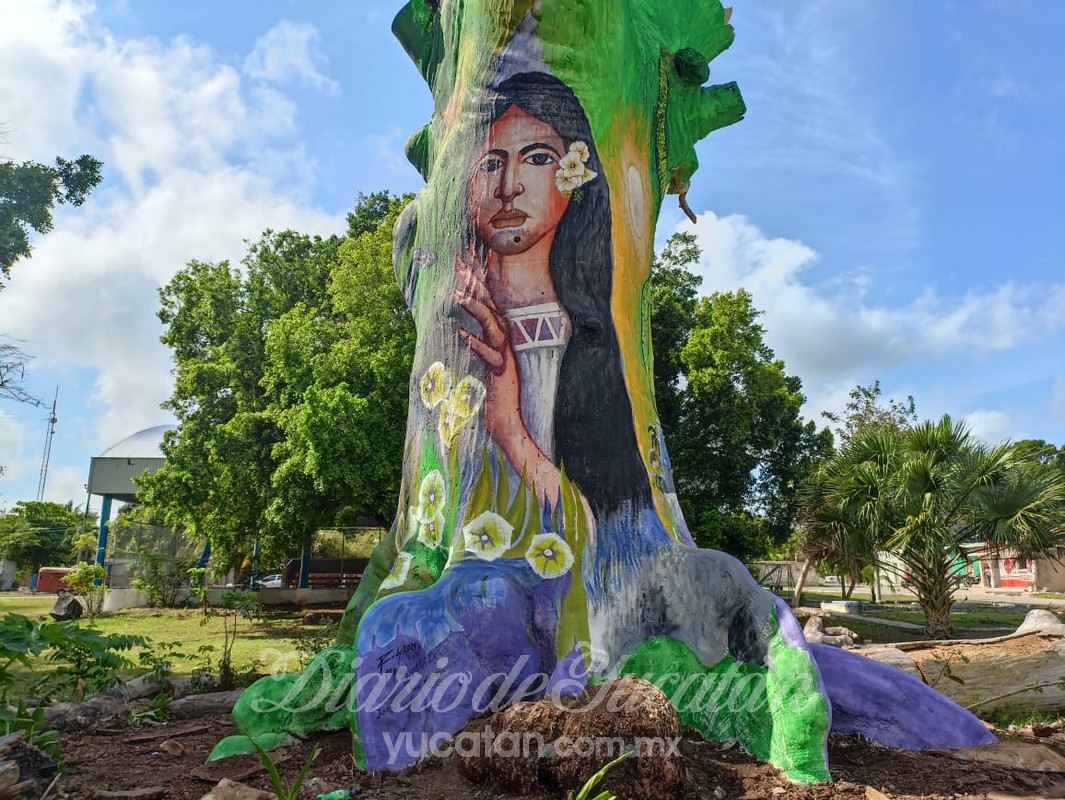 Leyenda de la Xtabay cobra vida en árbol de ceiba de Yucatán