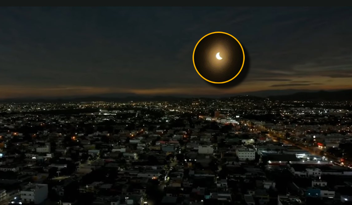Así se vivió el eclipse total de sol en Mazatlán, Sinaloa