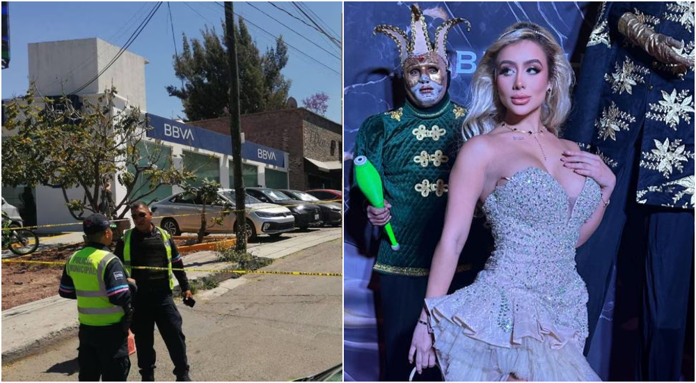 Ultiman a la influencer poblana Vielka Pulido afuera de un gimnasio