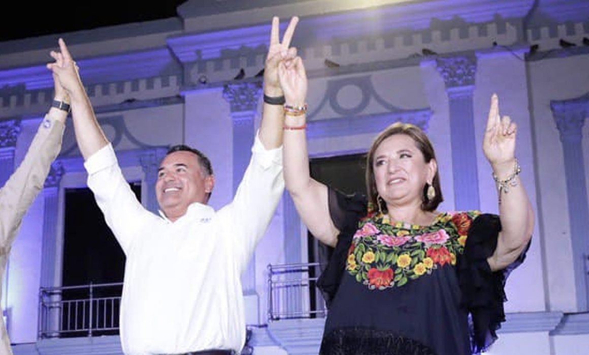 Xóchitl y Renán llegan al nivel más alto en encuestas de Massive Caller