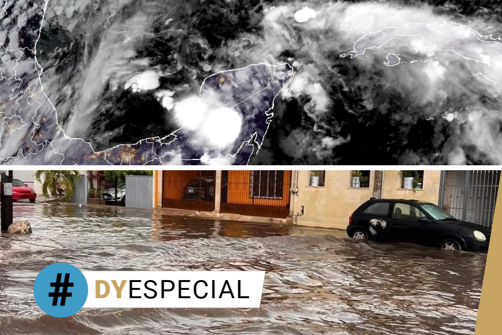 Un ciclón "ahogaría" a la Península de Yucatán, tras 20 "diluvios"