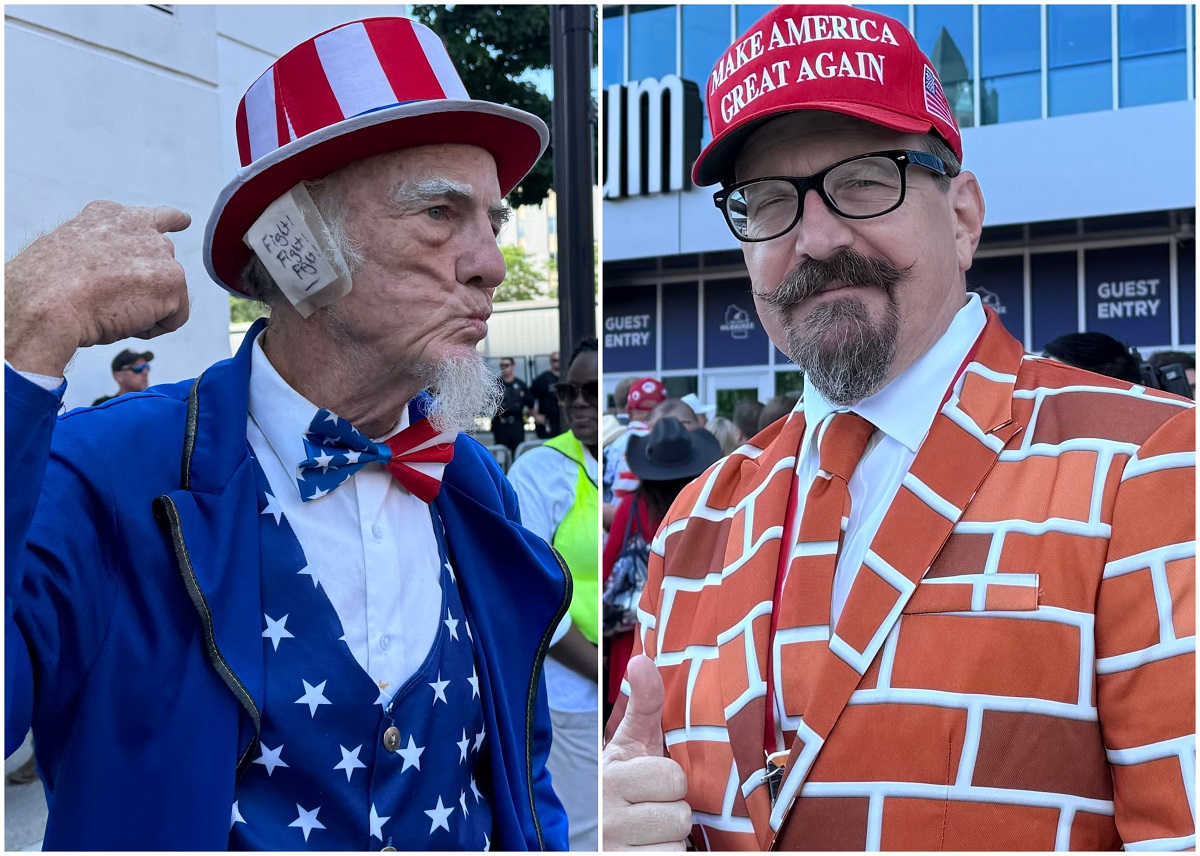 Del Hombre Muro al Tío Sam: los "feligreses" que siguen a Trump ...